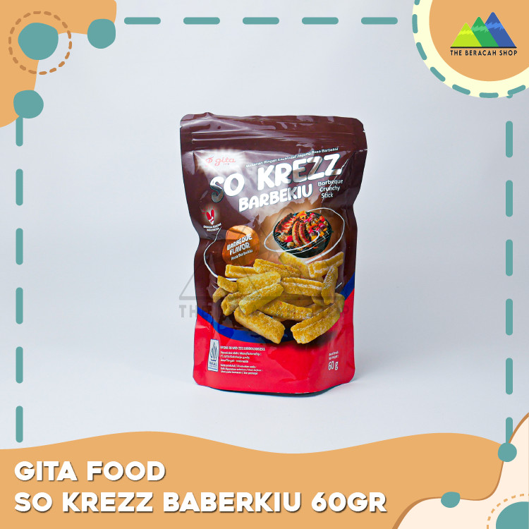 Gita Snack So Krezz Barbecue Pouch 60 Gram Modern Barbeque Snack ...