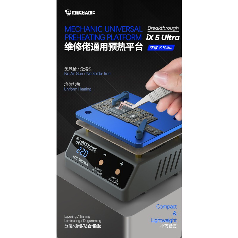 New Heating Platform MECHANIC IX5 Ultra Universal Preheating Platform for Mobile Phone ...