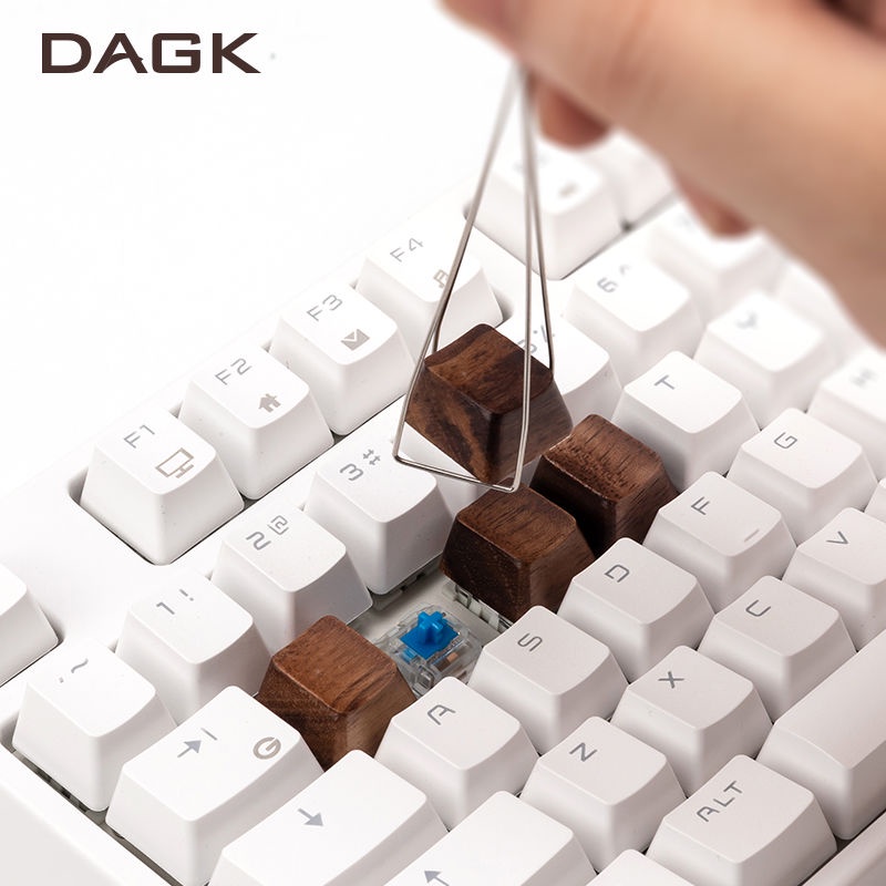 DAGK mechanical keyboard key cap black walnut wood personalized key CAP ...