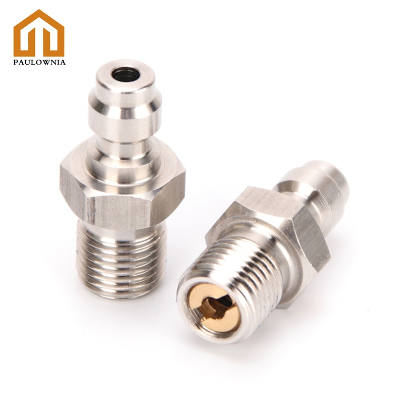 2pcs/set M10x1 Thread Quick Connect Fittings Stainless Steel Quick ...