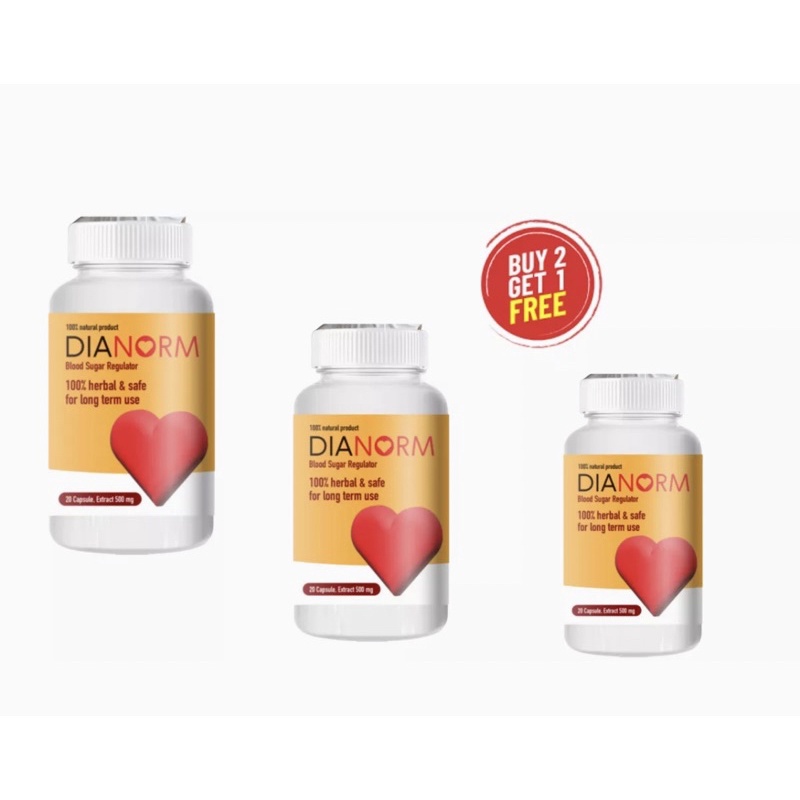 DiaNorm 20 Capsules Diabetic Support | Shopee Philippines