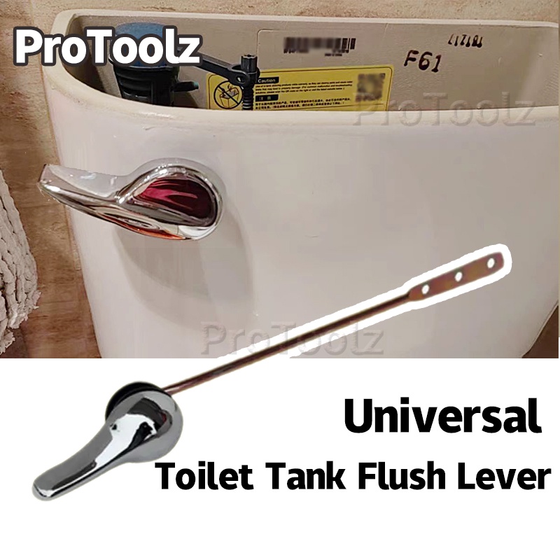 【Local Seller】20CM Universal Toilet Tank Flush Lever Chrome Toilet ...