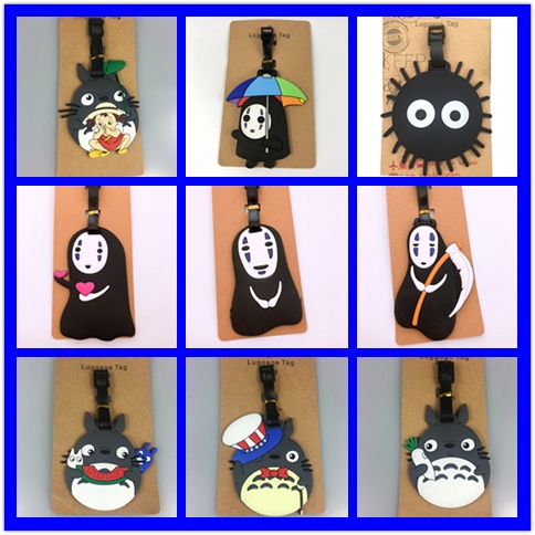 My Neighbor Totoro Spirited Away Faceless Male Black Briquettes Luggage ...