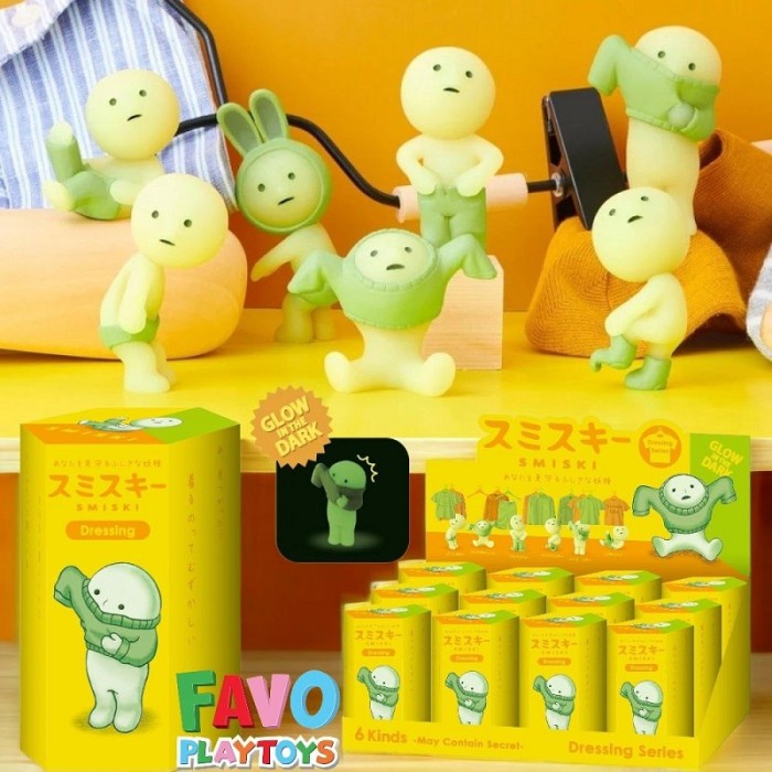 Siski Glow In The Dark - Dressing Series Blind Box Figure | Shopee ...