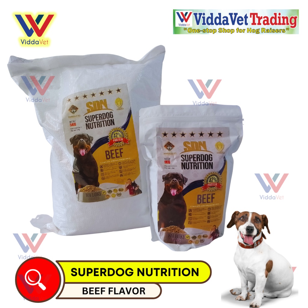 5kilograms SDN Superdog Nutrition Beef for all dogs pets animal puppy ...