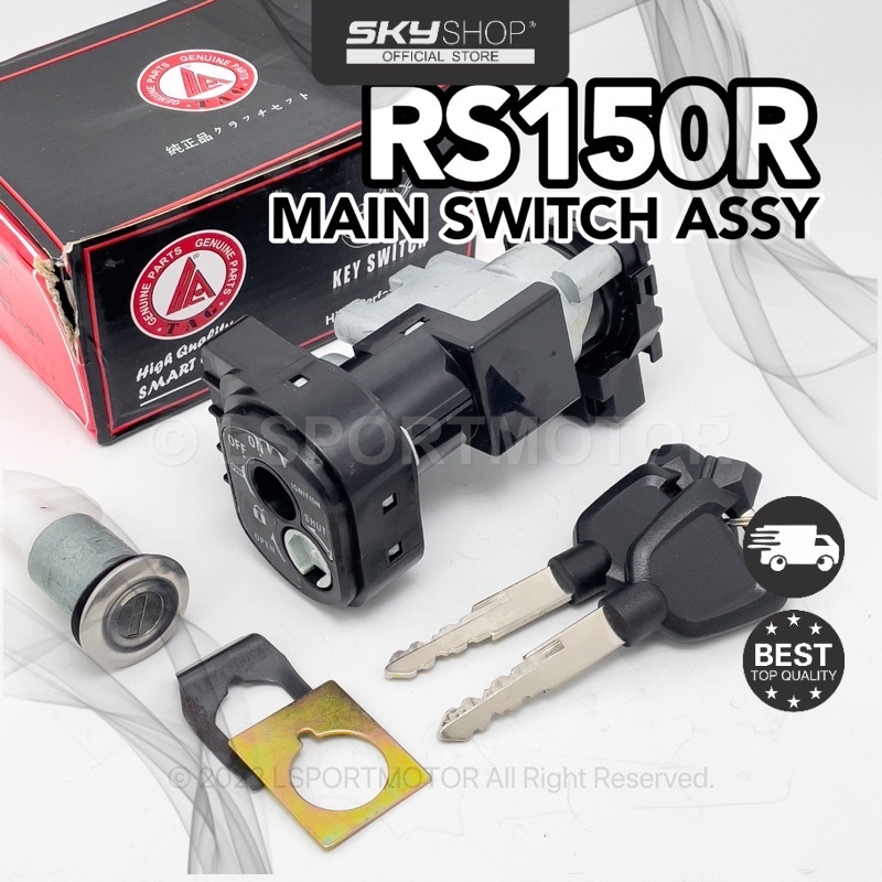 HONDA RS150R MAIN SWITCH ASSY (TAG) IGNITION SWITCH KEY LOCK STARTER ...