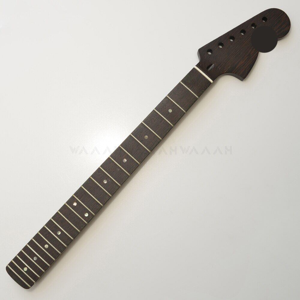 HS-22 Fret Electric Guitar Neck Big Head Black Wenge Wood Matte Finish ...