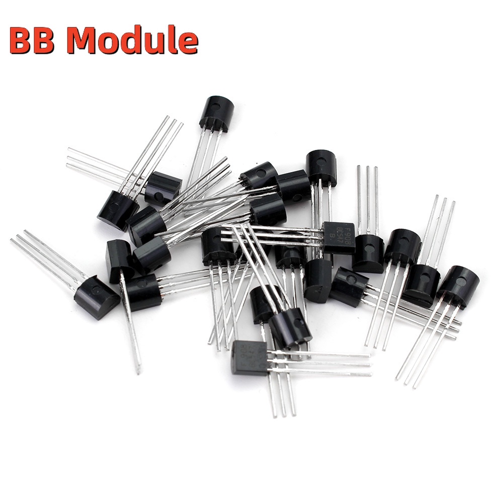 Total 50pcs BC547+BC557 NPN PNP Transistor TO-92 DIY Triode Transistor ...