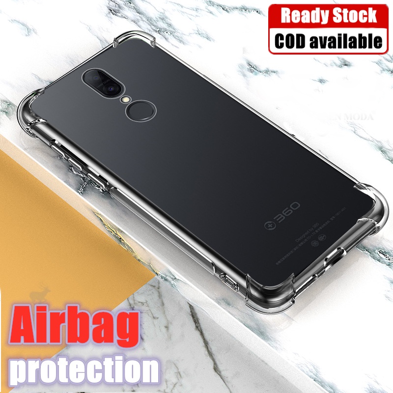 For 360 N6 Pro Slim Crystal Clear Soft Silicone Jelly Case with Four ...