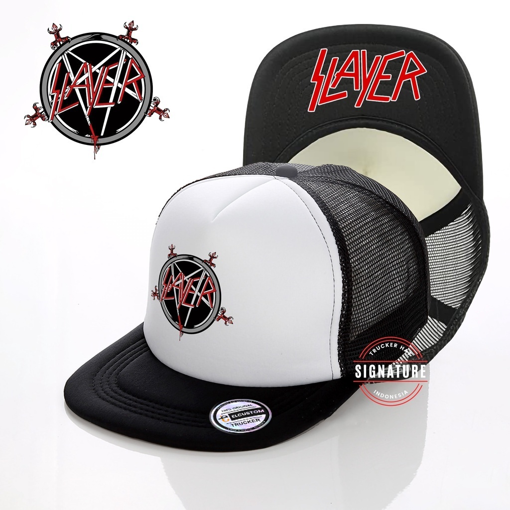 Snapback / Slayer Hat / Net Snapback / Distro Net Hat / Premium Net Hat / Band Net Hat / Screen ...