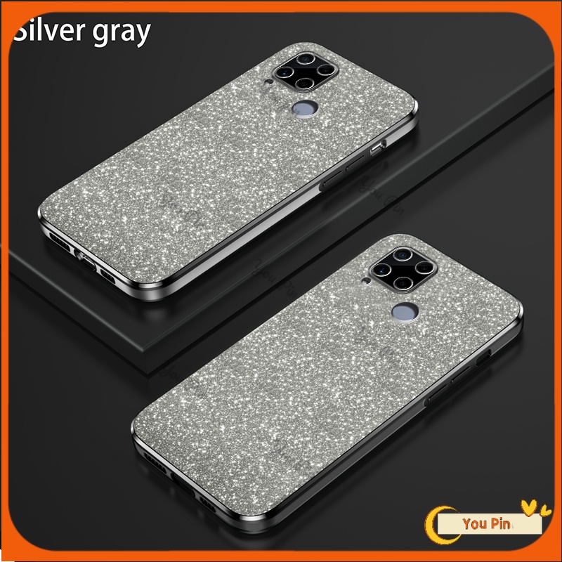 Casing Realme C15 C12 C25 C25S Case Casing The new high-quality glitter ...