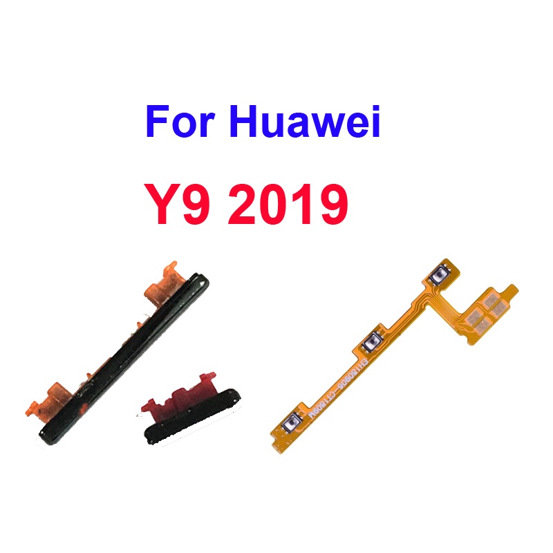 For Huawei Y9 2019 Power On Off Button Flex And Out Side Volume Up Down ...