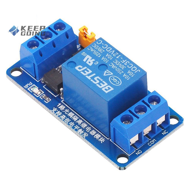 Keep Going＞ 3.3V 5V 12V 24V 1 Channel Relay Module High and low Level ...