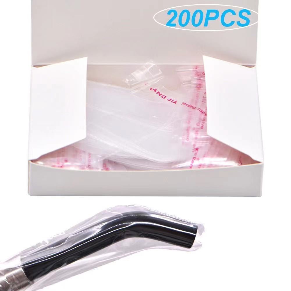 200pcs Dental Curing Light Guide Sleeves Disposable Protective Sheath ...