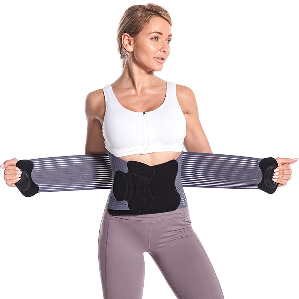 NEENCA 1PCS Adjustable Waist Lumbar Support Breathable Lower Back Belt ...