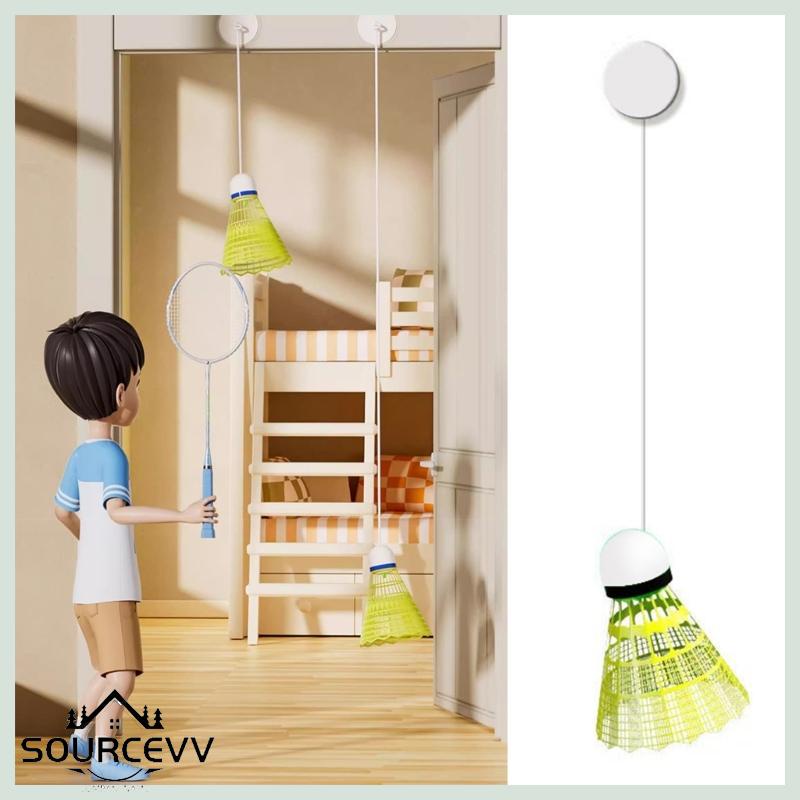 sour Glowing Badminton Training Device Telescopic Rod Trainer Self ...