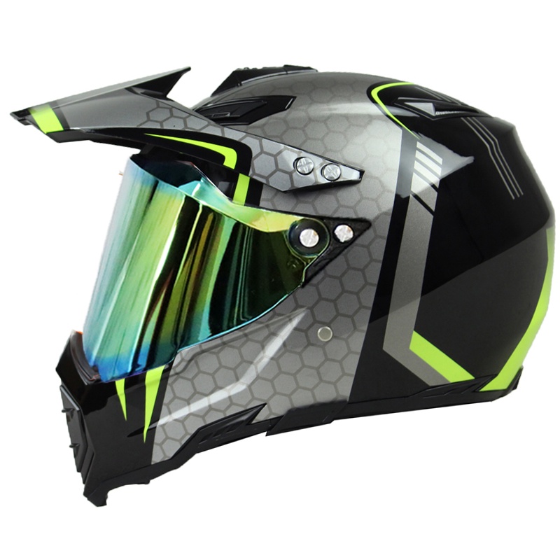 Motorcycle Helmets Motor Bike Motocross Safety Full Face Flip Up for ...