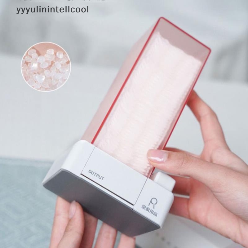 yyyulinintellcool Automatic cosmetic cotton box Press type dustproof ...