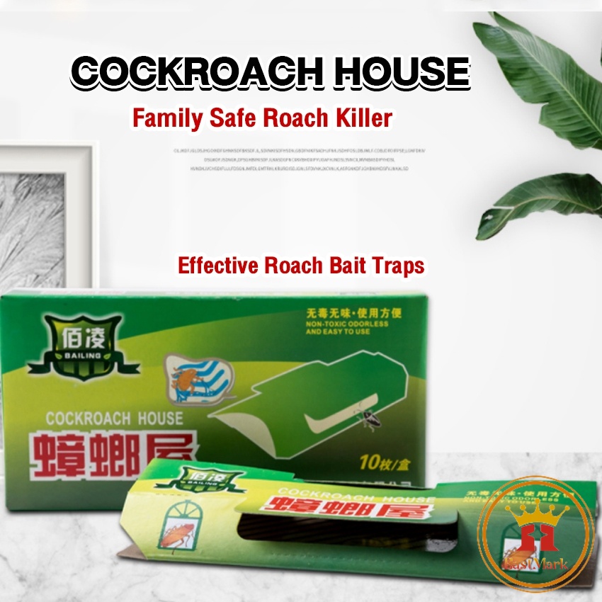 EMark Cockroach Trap Cockroach Paste Catching Device Cockroach House ...