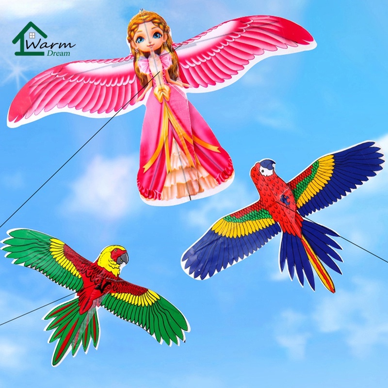 3d Dynamic Kite Mini Kite Flying Kite Kite Pocket Kite Dynamic Wing Eagle Kite Micro Cartoon