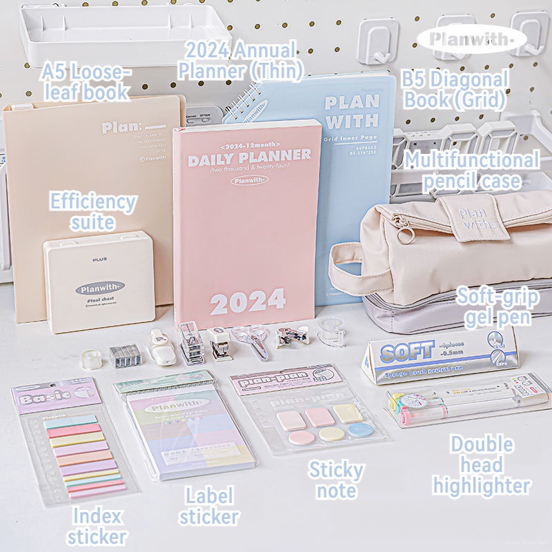 Rubya Aesthetic Learning Stationery Set | Study Stationery Kit | 2024 ...