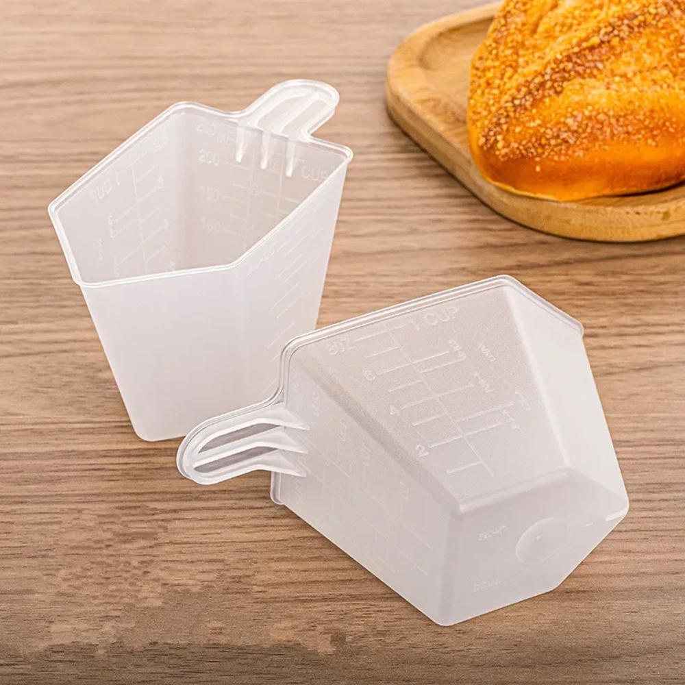 250ml Plastic Measuring Cup Baking Beaker Coffee Jug Cup Container ...