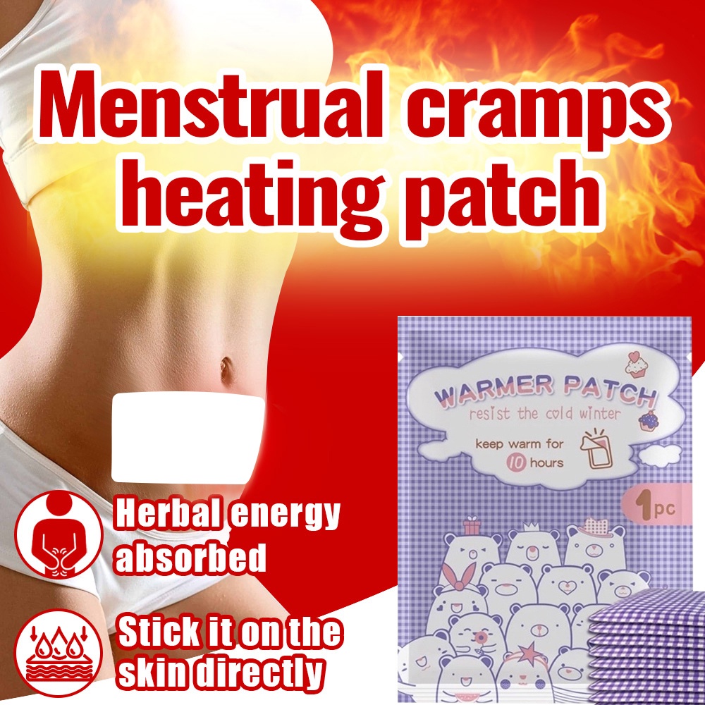 【Fast Heat】Menstrual Cramp Pain Relief Heat Patch Hot Compress Body ...