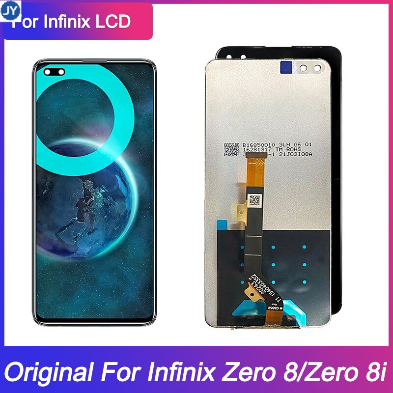 [In stock ] high quality black 6.85 inch for Infinix zero 8 x687/zero ...