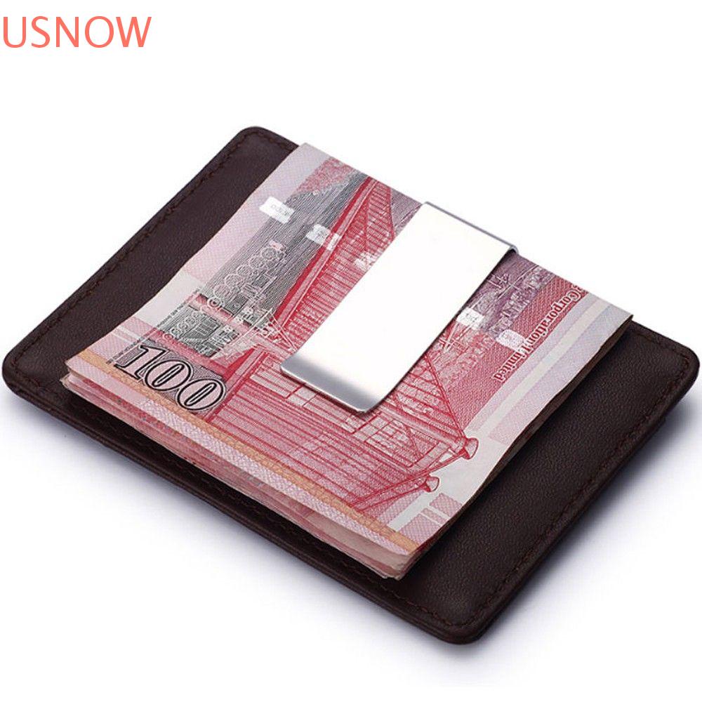 USNOW Money Clip Chic Simple Design Money Metal Holder 2 Colors Silver ...