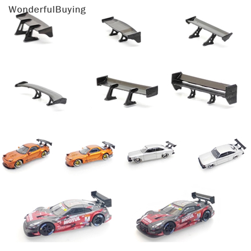WBPH Belle 1:64 Car Model Tail Car Rear Spoiler Mini Wing Small Model ...