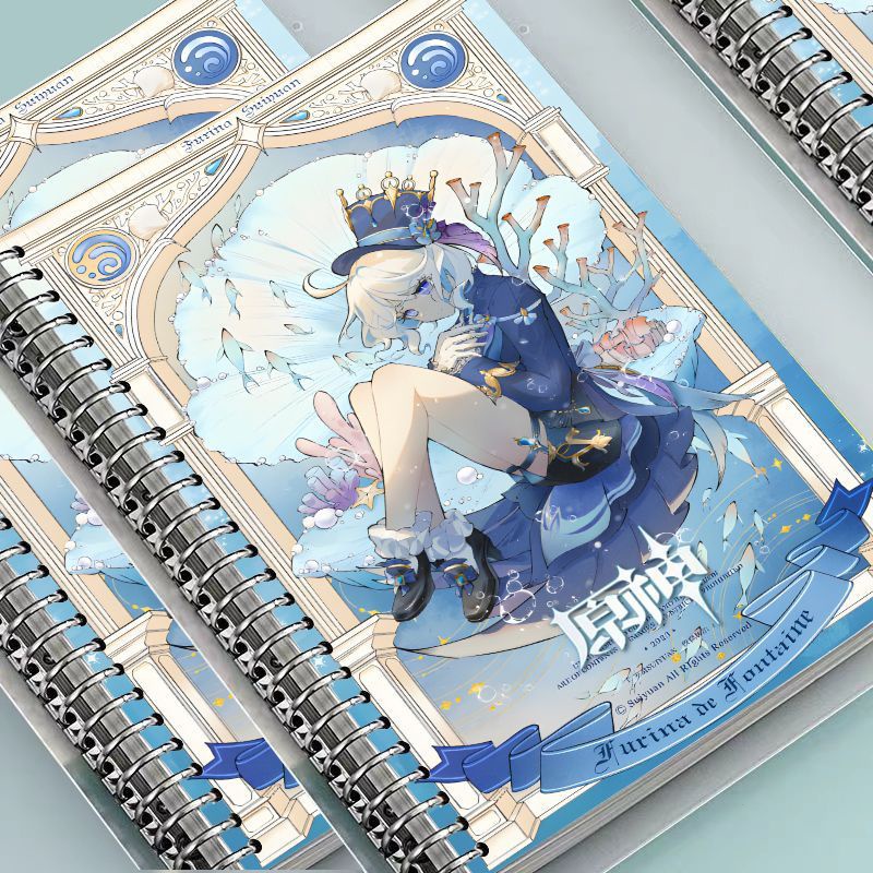 ★Genshin Impact★Furina Notebook Loose Spiral Notebook Focalors Good ...