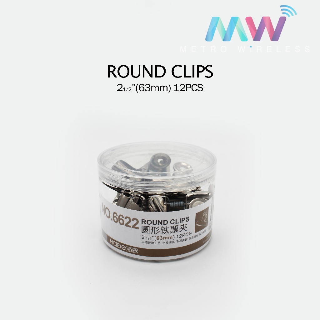 Coideal Large Metal Hinge Clips - 12 Pack 2 1/2" Inch Silver Bull ...