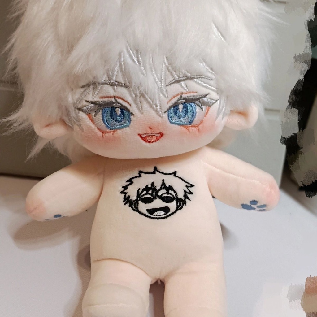 Jujutsu Kaisen Satoru Gojo Cotton Doll 20cm Cute Plush Dress Up Anime ...