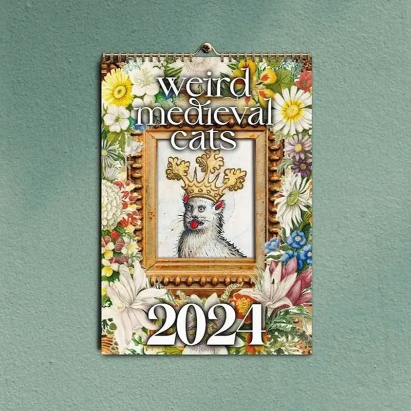 FAUSE Weird Medieval Cats Calendar, Funny Weird Medieval Cat Calendar ...
