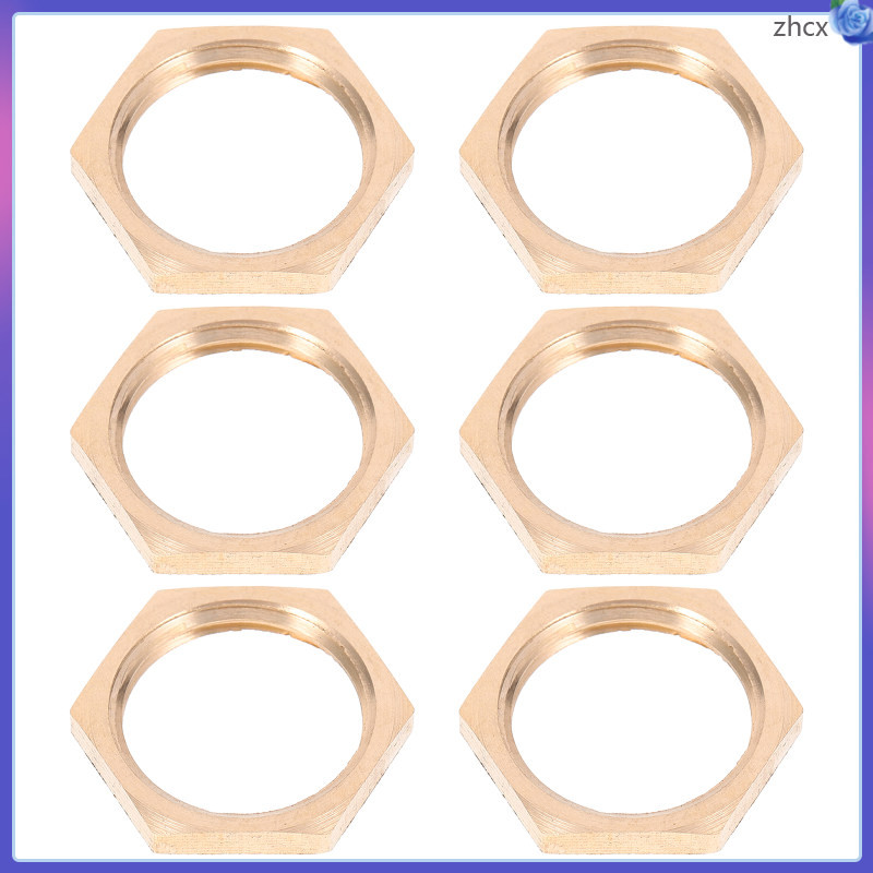 Hex Lock Nut 6 Pcs Locking Nuts Flanged Fixing Tool zhihuicx | Shopee ...