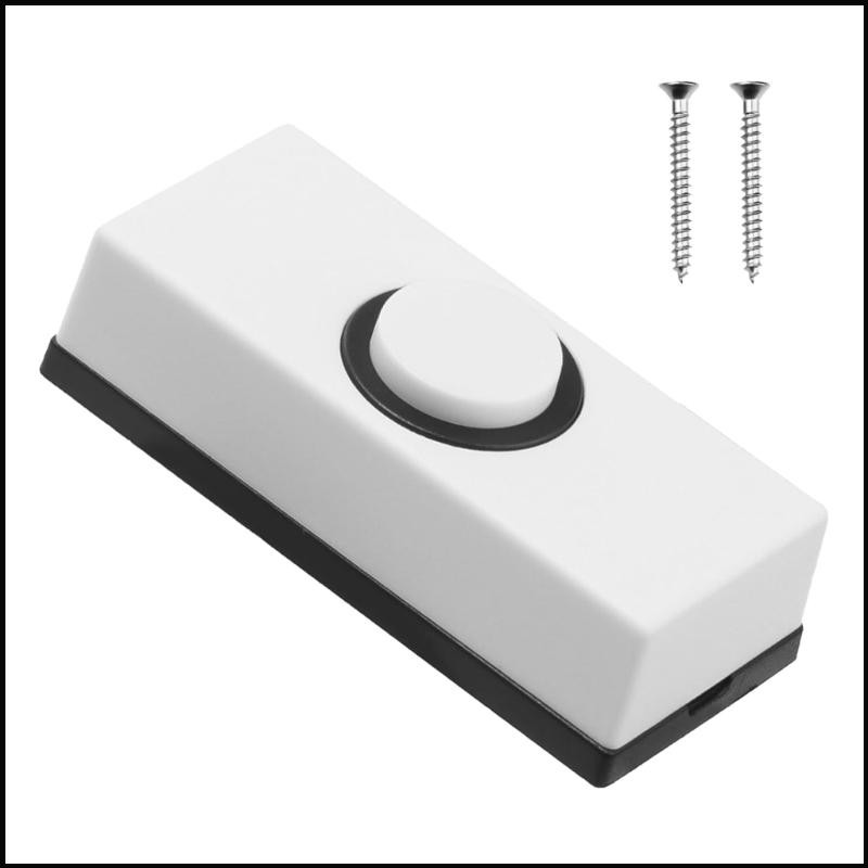 UKI Wiring Door Bells Push Buttons Plastic Hard Wiring Press Button ...