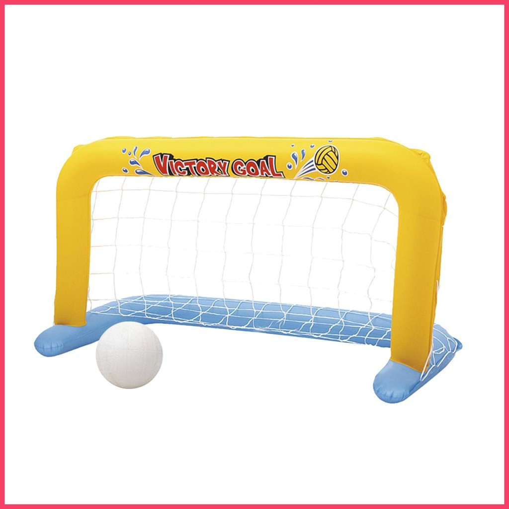 Floating Water Polo Game Set Football Goal Swimming Pool Toys Floating ...