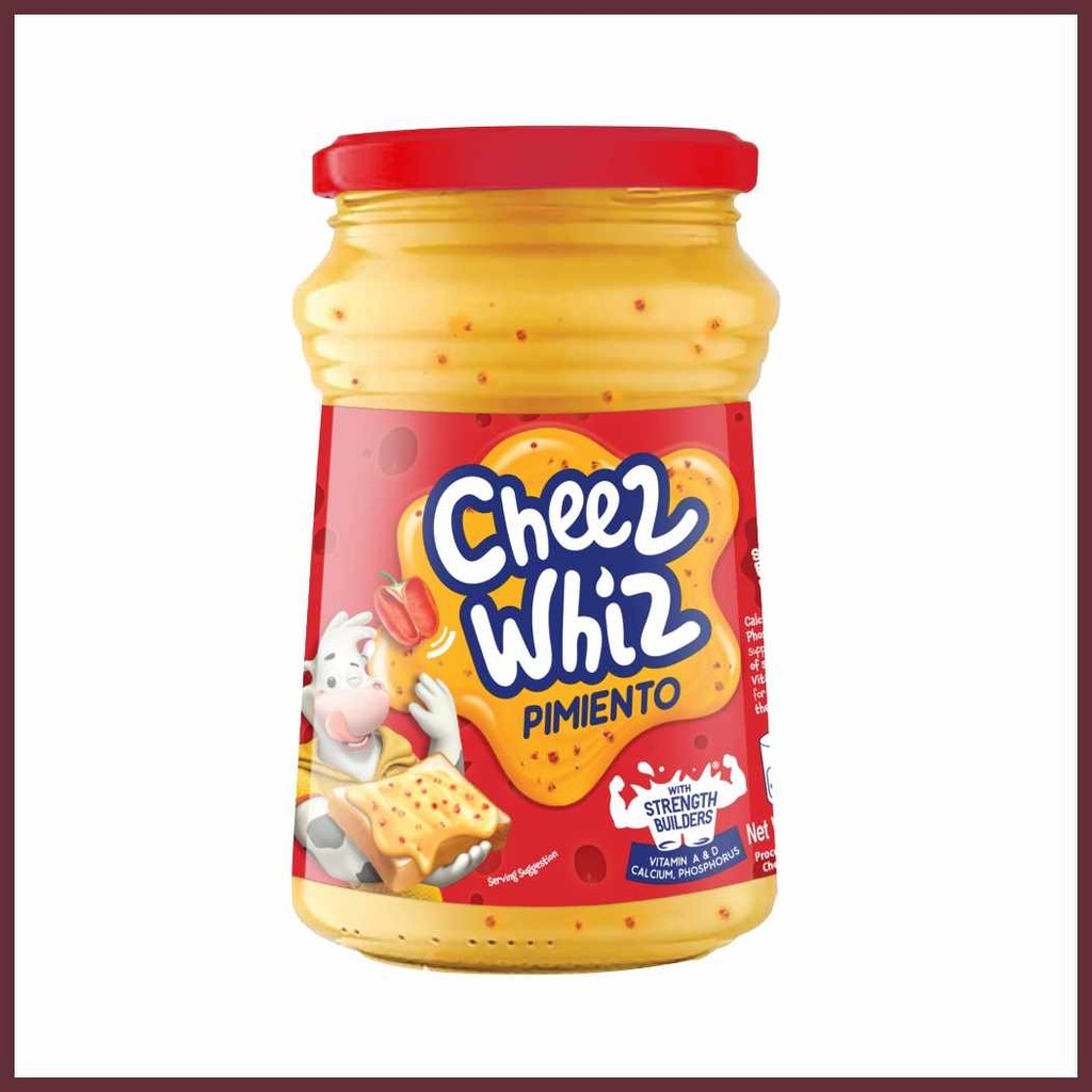 Cheez%Dj!Whiz)d)Pimiento)t>Cheese)t>Spread)Aa>440g | Shopee Philippines