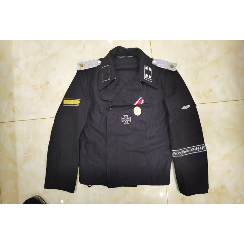 German Elite Armored Soldier Jacket Package Black Woolen Tank Chariot ...