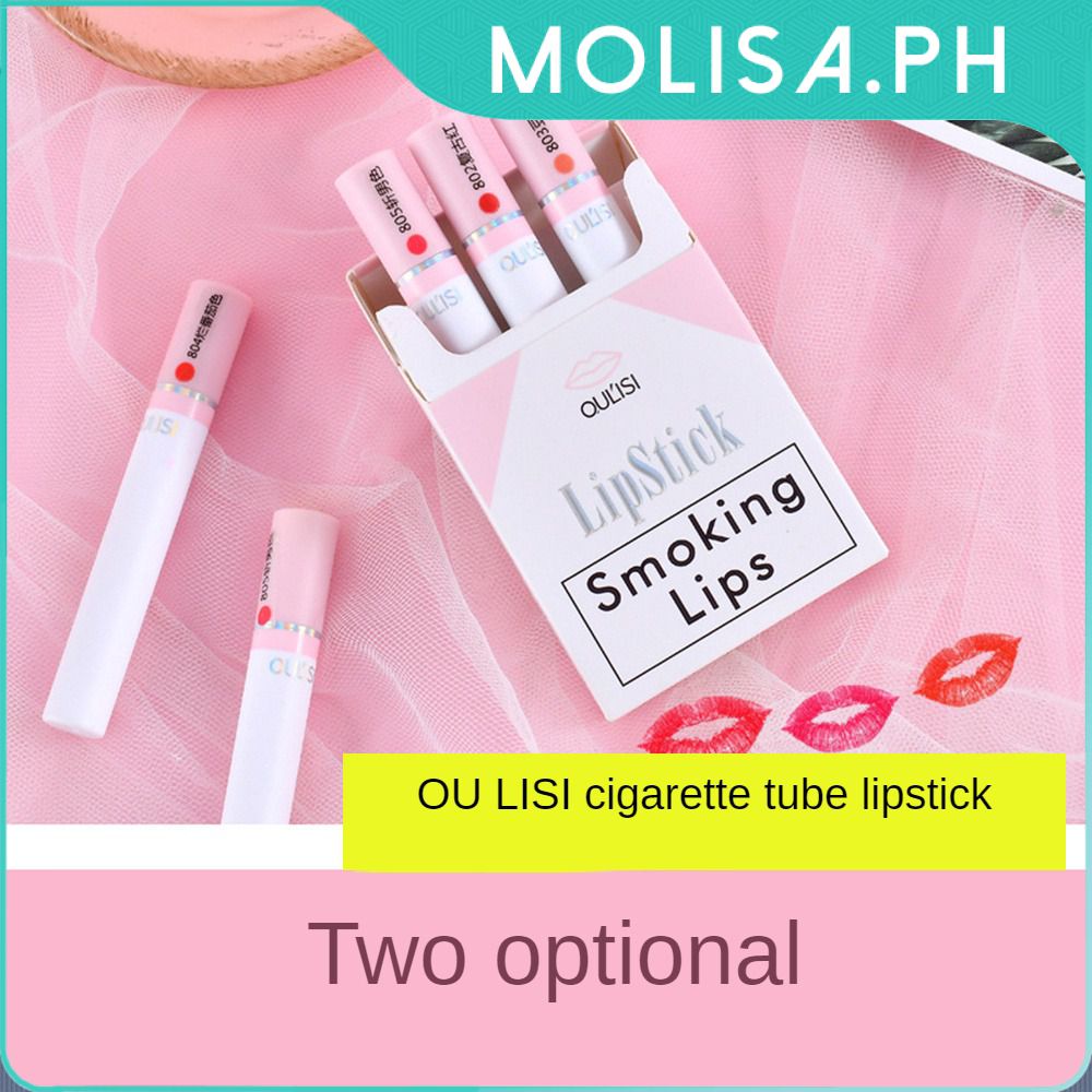 Oulisi 3pcs/set Smoke Tube Lipstick Set Female Student Lipstick ...