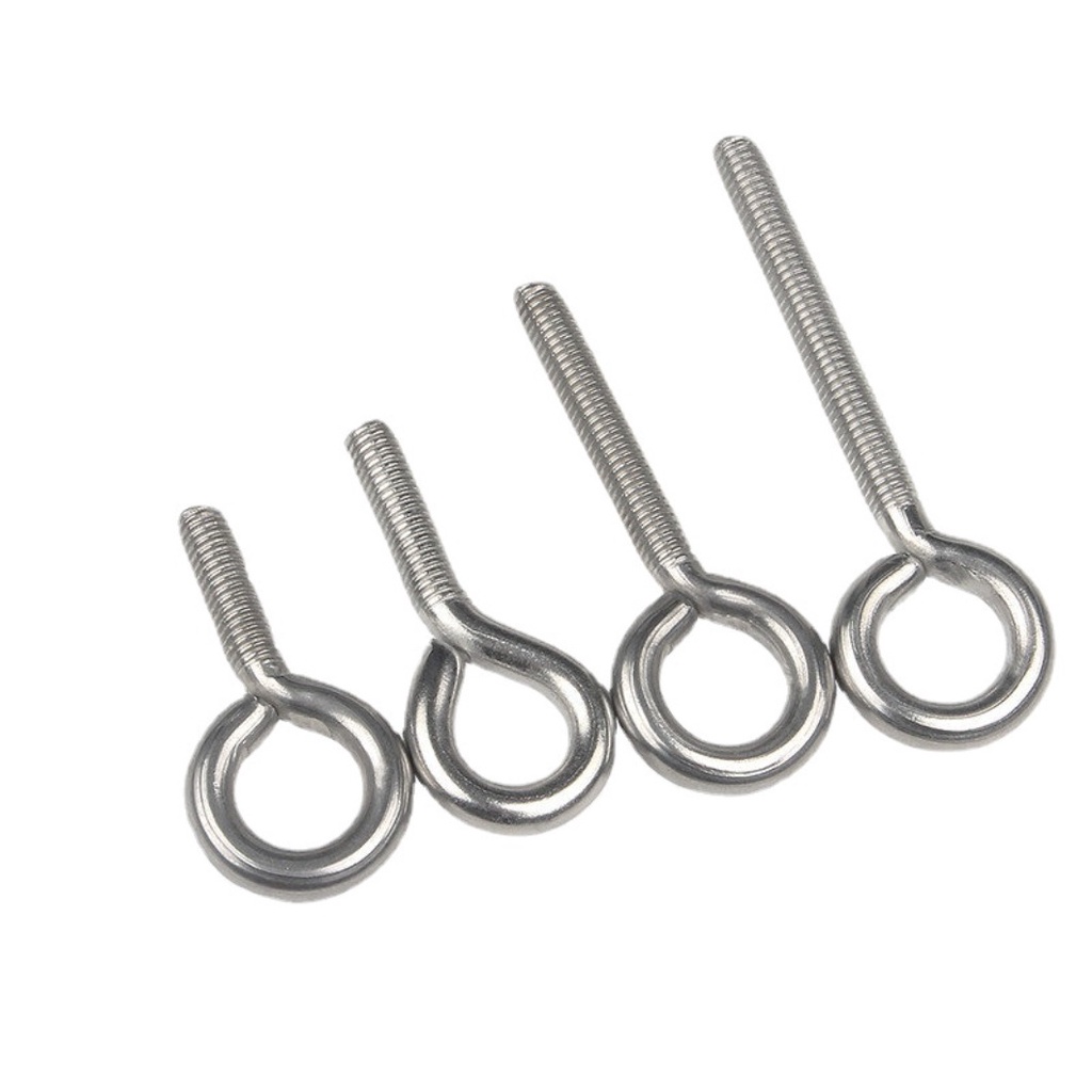 [JC] M3~m10 304 Stainless Steel Sheep Eye Screws Ring Hook Ring Bolts ...