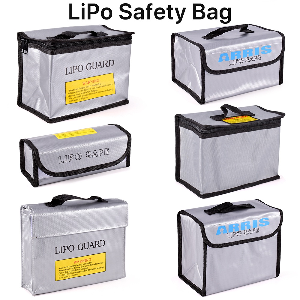 Lipo Guard Safety Bag Fireproof Explosion-Proof Portable Lipo Safety ...
