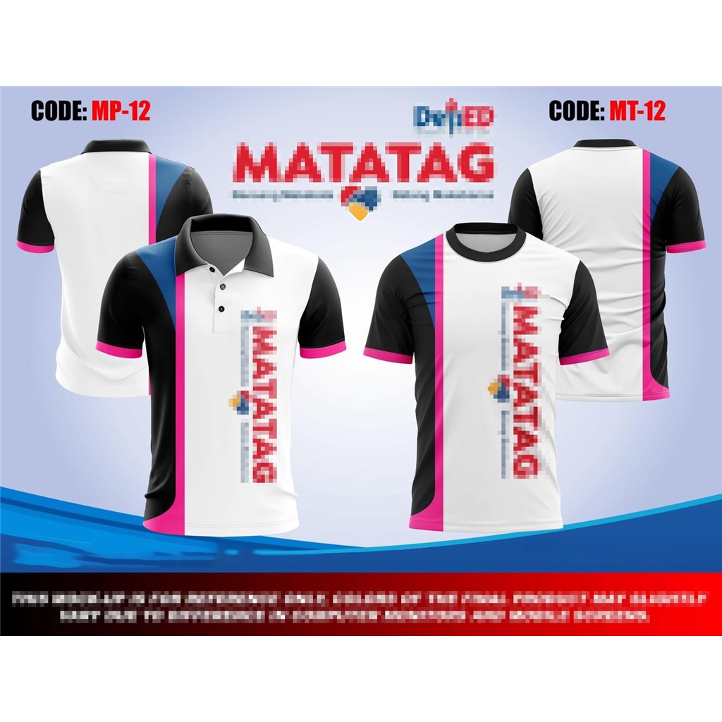 MATATAG UNIFORM SUBLIMATION CODE-12 DEPED BADGE | Shopee Philippines