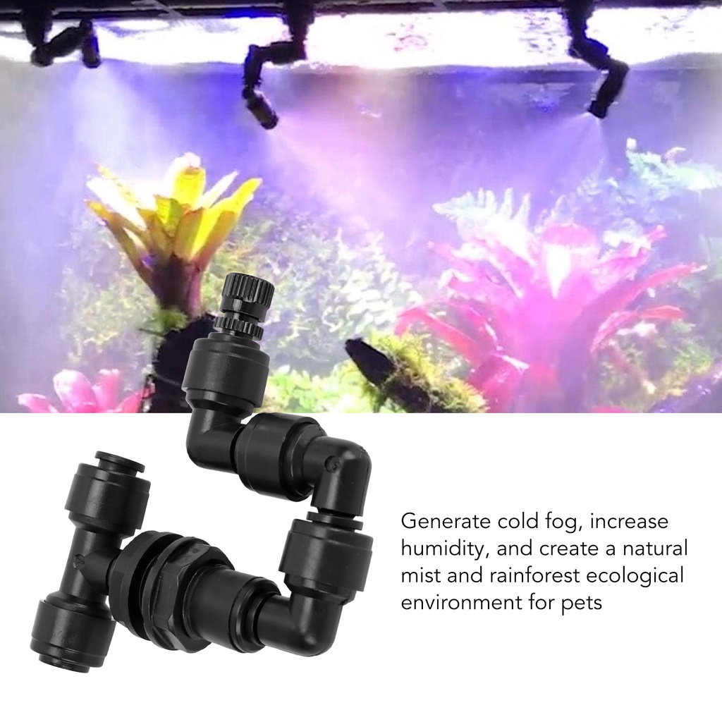 [herebuy] Terrarium Reptile Fogger Adjustable Aquarium Mist Sprinkler ...