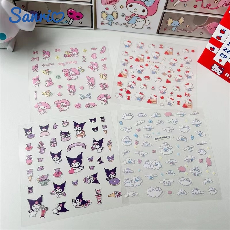 50pcs - genuine transparent waterproof PVC sticker Creative mobile ...