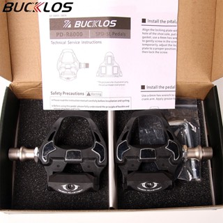 BUCKLOS SHIMANO Cleats Pedal PD-R8000 SPD-SL Road Bike Cleat Pedals ...
