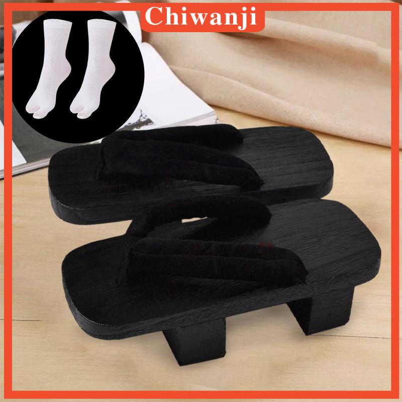 [Chiwanji] Japanese Wooden Clogs Japan Shoes Geta Traditional Portable ...