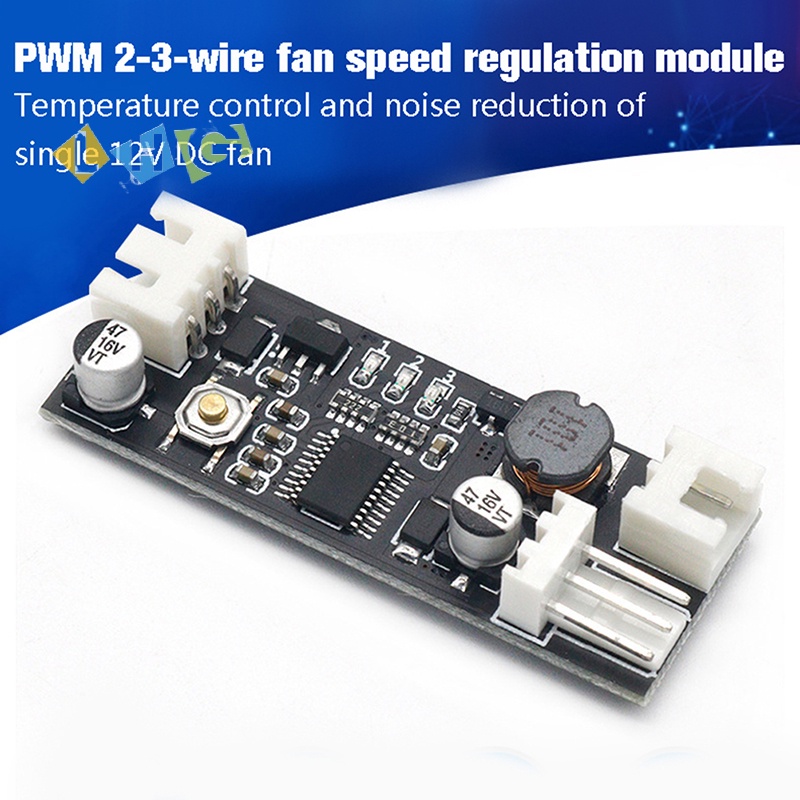 [LHG] 0.8A 12V PWM 3 Wire Fan Temperature Speed Controller Governor for PC Fan new | Shopee ...