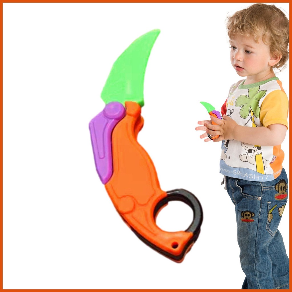 3D Printed Claw Knives 3D Gravity Radish Knives Foldable Toy Knives ...