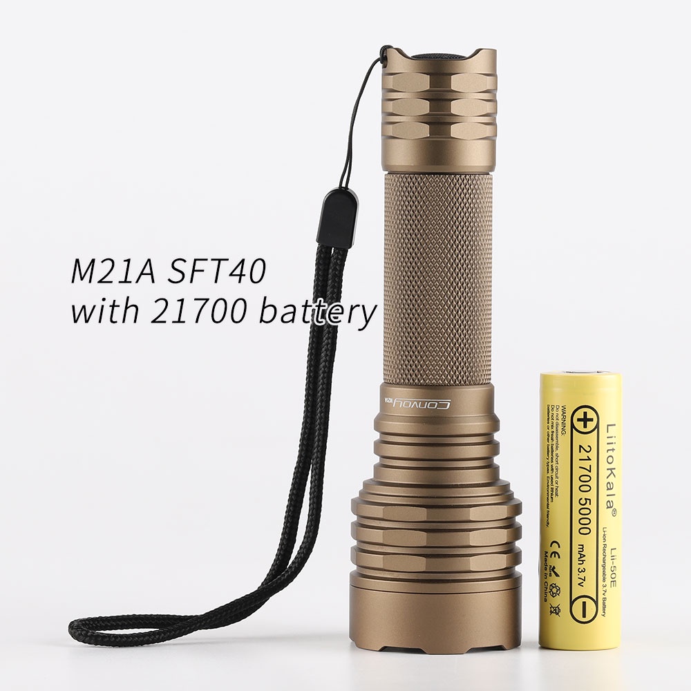 Convoy M21A with luminus SFT40,copper DTP board and ar-coated inside ...
